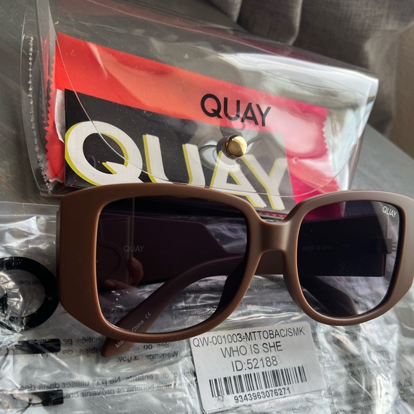 Quay Australia | Accessories | Quay Rare Who Is She Sunglasses Matte ...